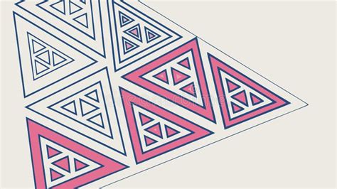 Geometric Triangle Pattern Abstract And Modern Background Vector Design Generative Ai Stock