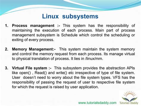 introduction to linux kernel ppt