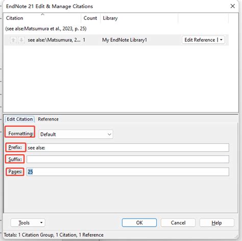 逐条修改引用的格式：endnote的编辑和管理引用（edit and manage citation） 检索课与数据库学术工具应用