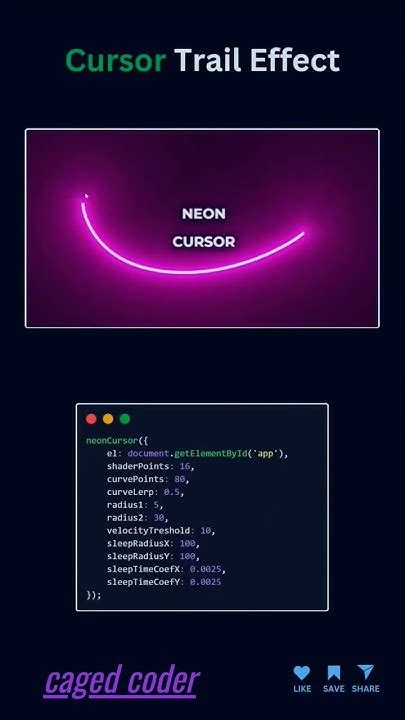 Cursor Trail Effect Css Webdesign Html Webdevelopment Uidesign