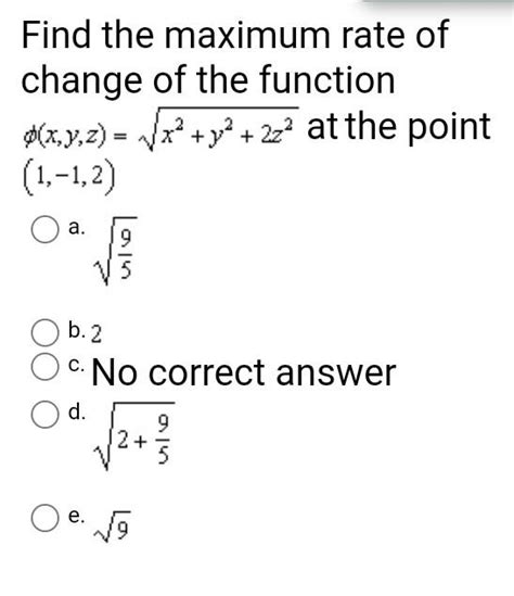 Solved Find The Maximum Rate Of Change Of The Function X Chegg Com
