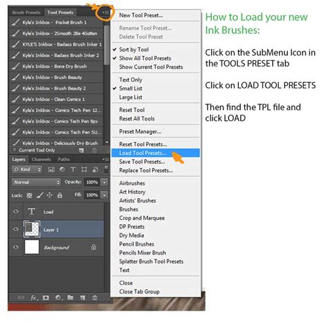 How To Load Tool Presets