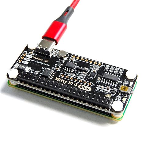 Witty Pi 4 Mini Realtime Clock And Power Management For Raspberry Pi The Pi Hut