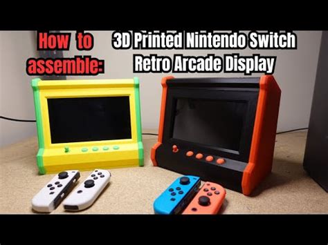 3d File Nintendo Switch Retro Arcade Display Saint Patricks Day