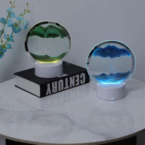 Modern Dynamic Quick Sand Lamp Sand Clock Lamp China Table Lamp And Lamp