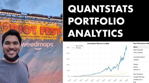 quantstats portfolio analytics with python tutorial youtube