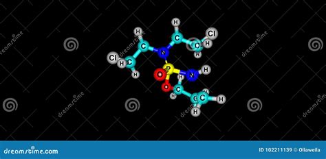 Cyclophosphamide Cytophosphane Cp Molecule It Is Alkylating Agent