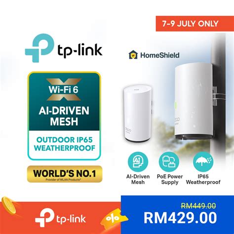 Tp Link Deco X Outdoor Ax Outdoor Indoor Whole Home Wifi Mesh Ip Weatherproof