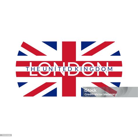 런던 텍스트입니다 영국 또는 영국 국기와 타이포 그래피 디자인 영국과 런던 시티 배너 포스터 티 인쇄 영국 국기와 함께 T 셔츠 그래픽 벡터 일러스트입니다 0명에 대한 스톡