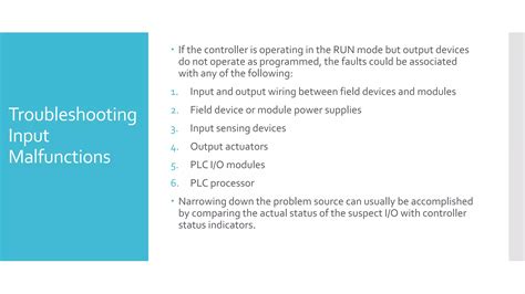 Troubleshooting In Plc Pptx Computing Technology And Computing