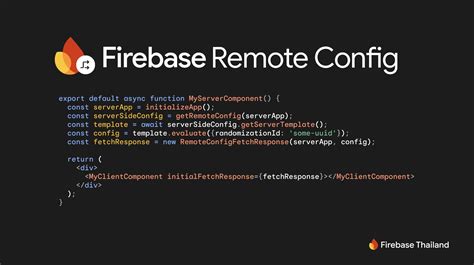 Firebase Firebase Remote Config รองรับ Server Side Rendering Ssr