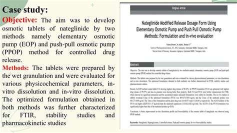 Osmotic Drug Delivery System Slideshare Pptx