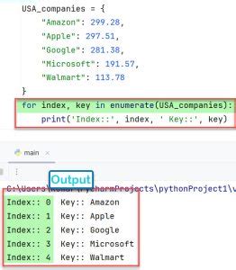 Python Iterate Through Dictionary By Index