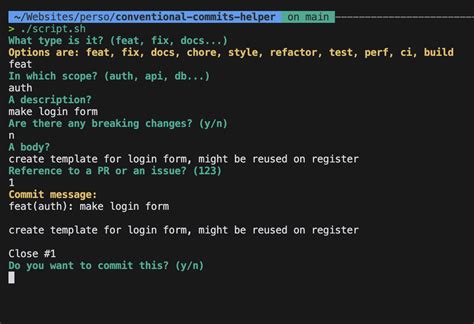 Github Lainocsconventional Commits Helper
