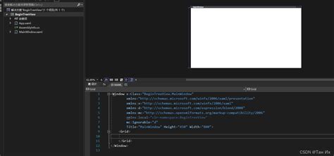 新手入门wpf之treeview控件（一）wpf Treeview Csdn博客