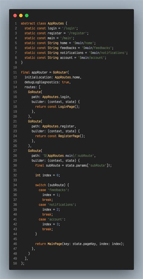 Kanan Yusubov On Linkedin Dart Flutter Navigator Gorouter