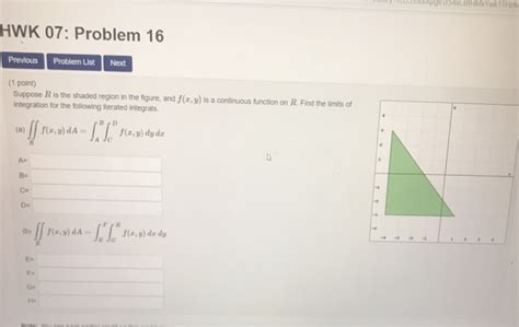 Solved Hwk 07 Problem 14 Previous Problem List Next 1