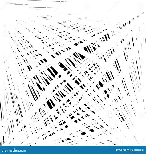 Repeatable Pattern With Random Shapes Abstract Geometric Illustration Stock Vector