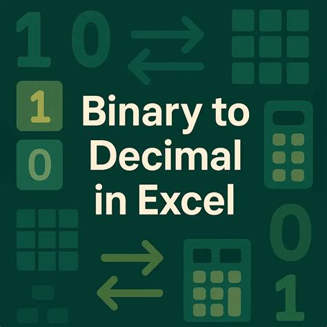 How To Convert Binary Values To Decimal In Excel 4 Easy Ways Excel Insider