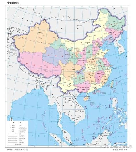 【资源0319】三套中国标准地图，审图号：gs20221873号gs20204619号gs20191822号 知乎