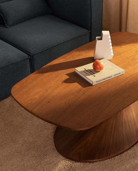 Mesa De Centro Retangular Em Madeira E Fibra De Vidro 130x70 Cm Flawas Themasie Com