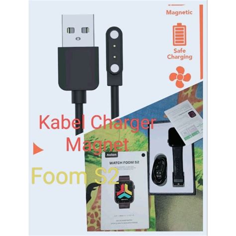 Jual UI Aolon Curve Smart Watch Kabel Charger Smartwatch Aolon Watch GT Pro Tetra S Foom S