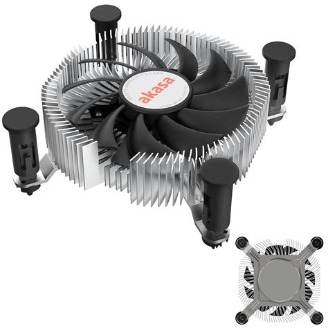 Akasa Aluminium Intel® Lga1700 Mini Itx Cooler Designed For Core™ I9