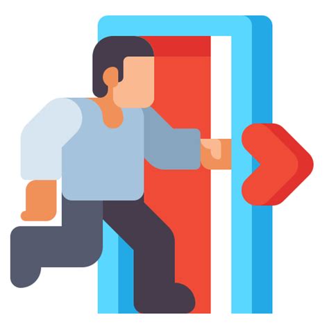 Exit Flaticons Flat Icon