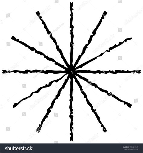 Radial Radiating Converging Lines Abstract Design Stock Vector Royalty Free 1371413549