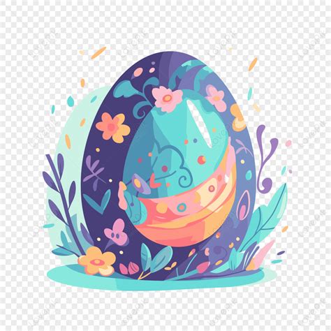 투명한 부활절 달걀 벡터상표만화클립 아트 Png 일러스트 무료 다운로드 Lovepik