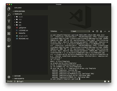 getting started with vcv rack plugin development on os x