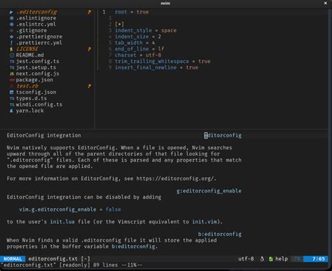 Editorconfig Not Working On Nvim 09 Rneovim