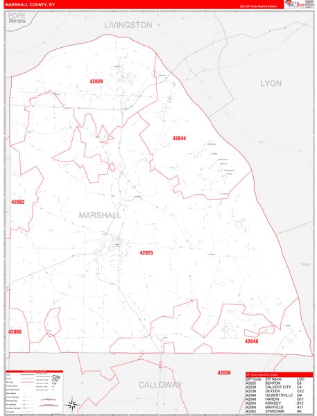 Maps Of Marshall County Kentucky