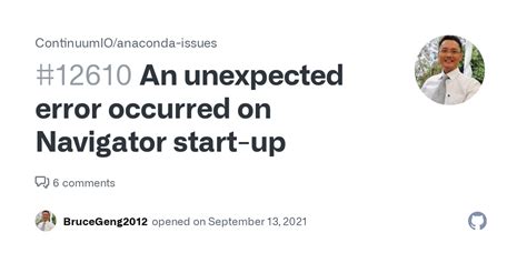 An Unexpected Error Occurred On Navigator Start Up · Issue 12610 · Continuumioanaconda Issues