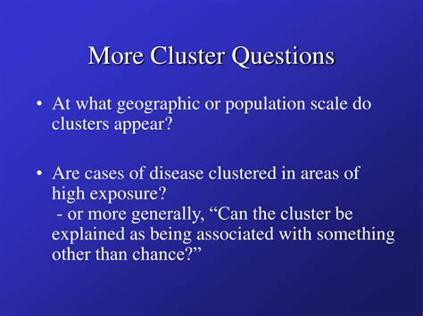 Ppt Geospatial Analysis In Public Health Spatial Cluster Detection M