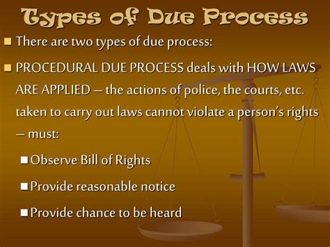 ppt due process of law powerpoint presentation free download id