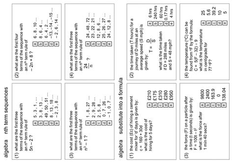 Median Practice And Quiz Questions Algebra Substitution