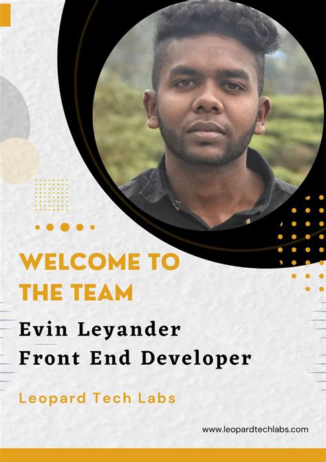 Leopard Tech Labs On Linkedin Newjoiners Welcometotheteam Welcomeaboard