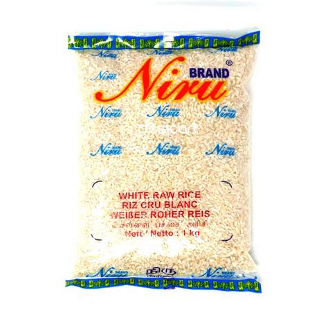 Niru White Raw Rice 1kg Essex