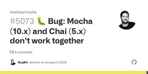 Bug Mocha 10 X And Chai 5 X Don T Work Together Issue 5073