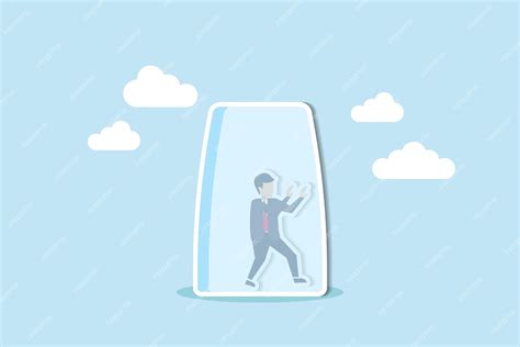 Premium Vector Business Constraints Limitation Or Stagnant Restriction Prohibition Difficulty