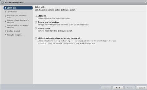 VSphere Distributed Switch Part Adding ESXi Host To Distributed Switch
