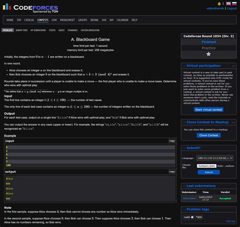 Dark Theme For Codeforces Codeforces
