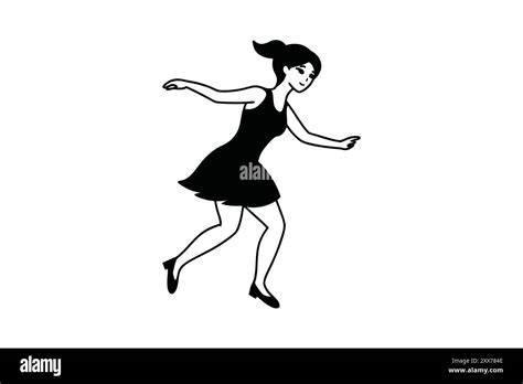 Dance Pose Style Vector Stock Vector Image And Art Alamy