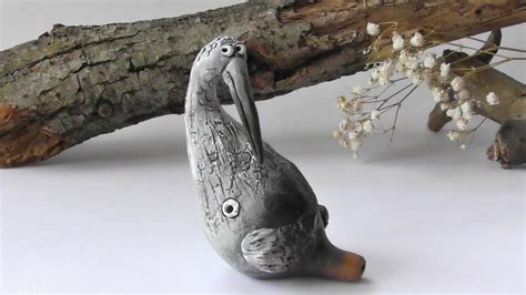 Керамічна свистулька лелека — ціна 175 грн у каталозі Сувеніри Купити товари для дому та побуту