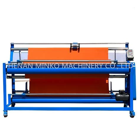 Automatic Fabric Roller Inspection Measuring Textile Fabric Re Rolling Counter Measuring Winding