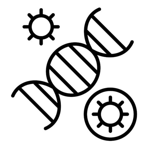 Premium Vector Viral Mutation Vector Illustration Style