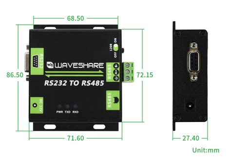 Industrial Grade Isolated RS TO RS Converter With ADI Magnetical Isolation With Power