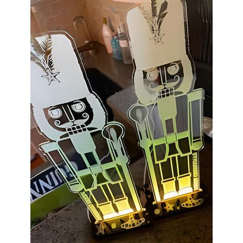 Festive Nutcracker Nightlights Set Of 2 Glowforge Shop