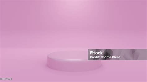 연단이 있는 분홍색 스튜디오 배경 화장품 및 보석 제품을 위한 플랫폼과 무대가 있는 장면 파스텔 컬러 렌더링 3d 배너 강단에 대한 스톡 벡터 아트 및 기타 이미지 Istock